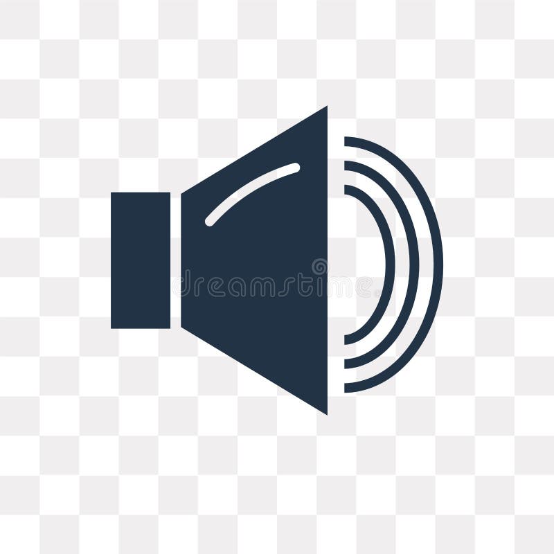 Big Speaker Vector Icon Isolated on Transparent Background, Line Stock ...