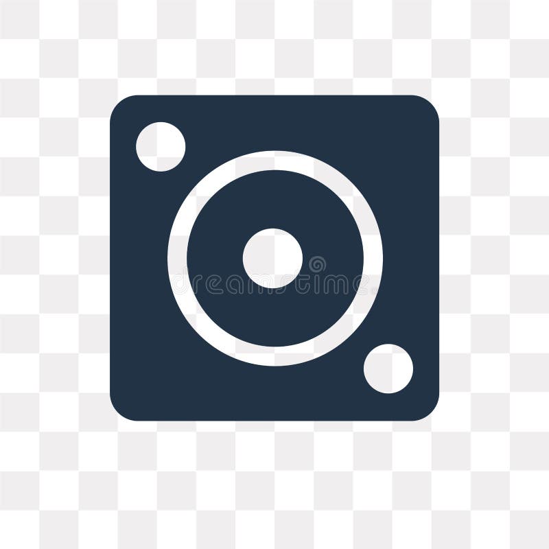 Big Speaker Vector Icon Isolated on Transparent Background, Line Stock ...