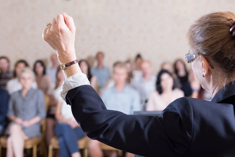 Speaker is very excited stock image. Image of learn, coach - 62764941