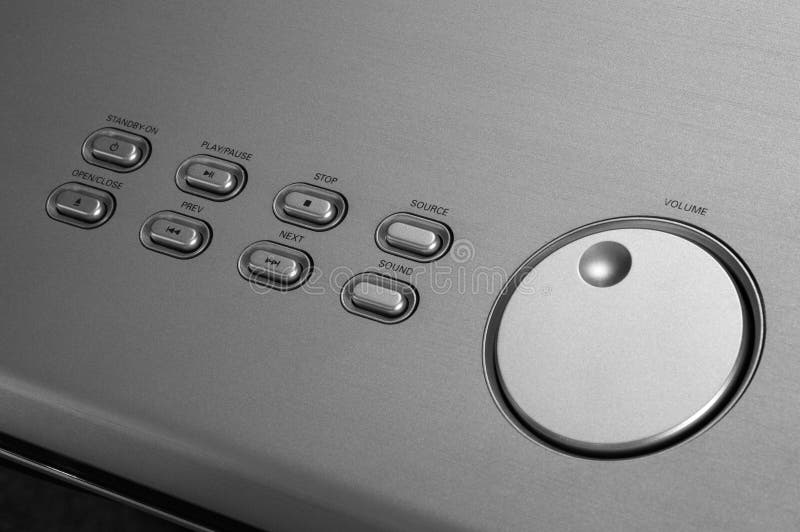 Speaker volume control stock image. Image of standby, control - 4609635