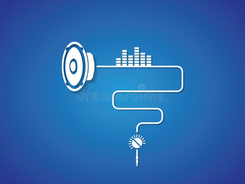 Speaker stock vector. Illustration of white, media, music - 51031693