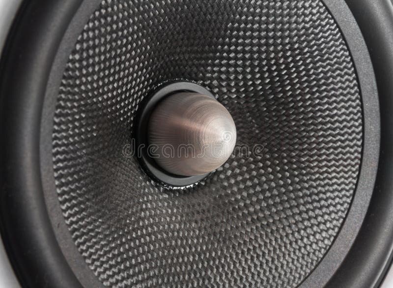 Speaker woofer. stock image. Image of concert, round - 26369981