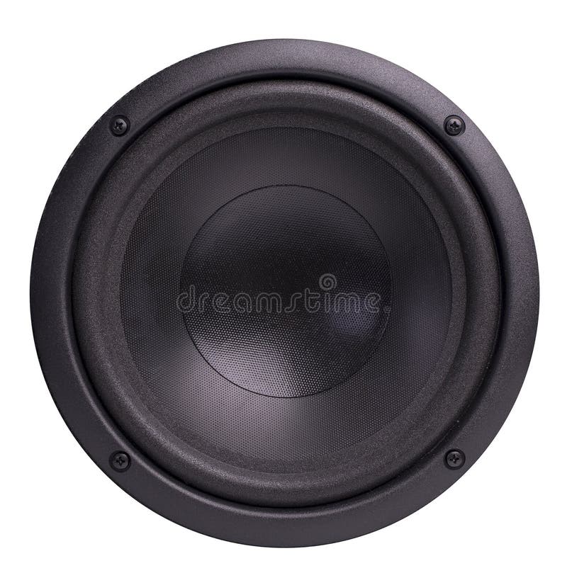 Speaker Woofer stock photo. Image of digital, sound, isolated - 85650352