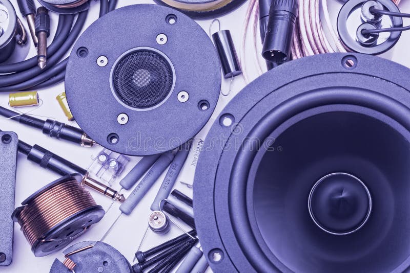 Speakers parts stock image. Image of music, jack, isolated - 61011067