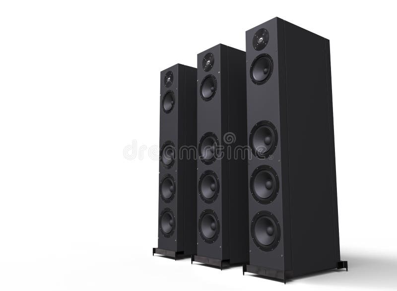 High End Stereo Speakers Stock Illustrations – 34 High End Stereo ...