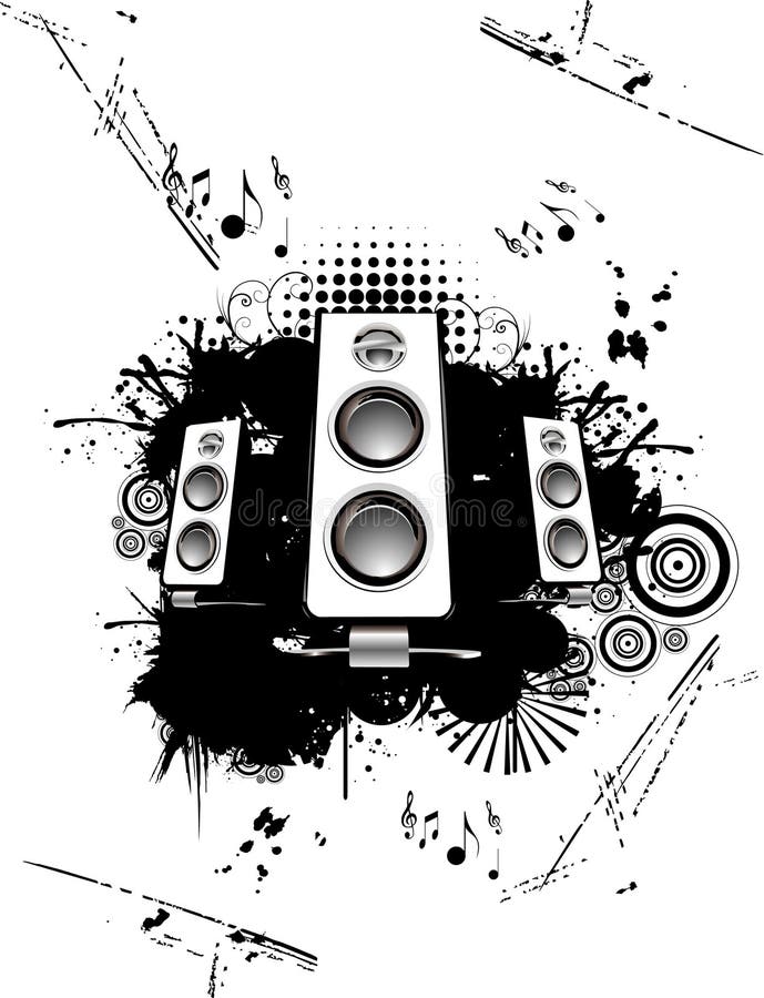 Speakers Vector Stock Vector Illustration Of Sound Instrument 5489803
