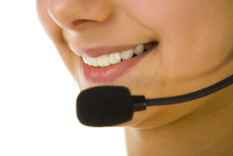 Face and microphone stock photo. Image of isolated, listen - 1329902
