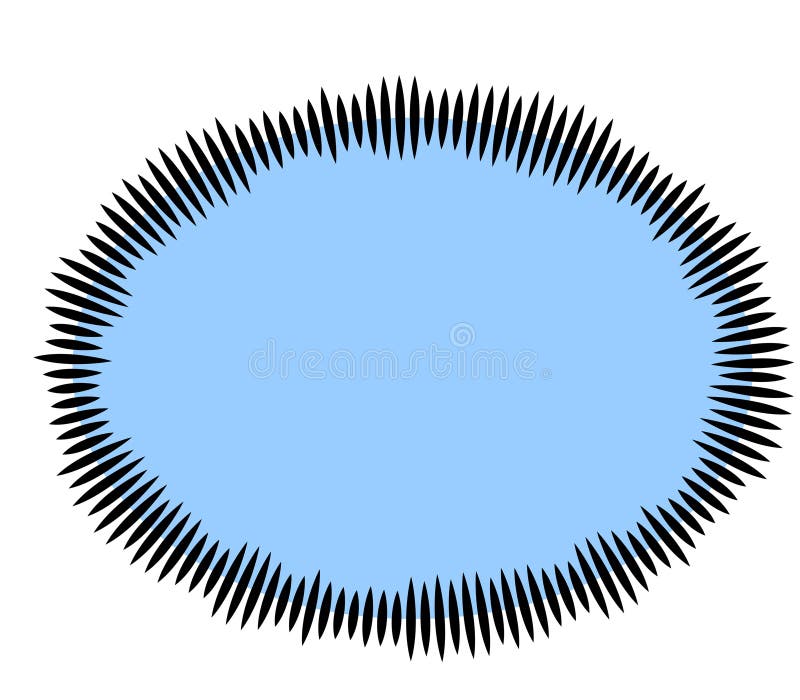 Spiky, Surprised Comic Speech Bubble, Circular Stock Vector ...