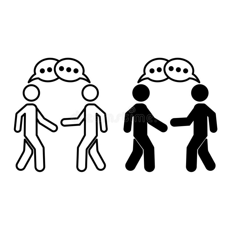 Speaking icons. stock vector. Illustration of people - 307927470