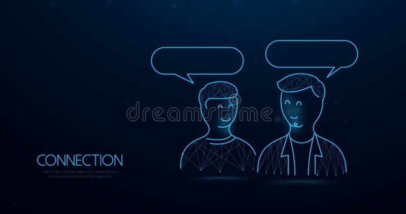 Speaking People Communication Icon. Vector Illustration Stock Vector - Illustration of ...