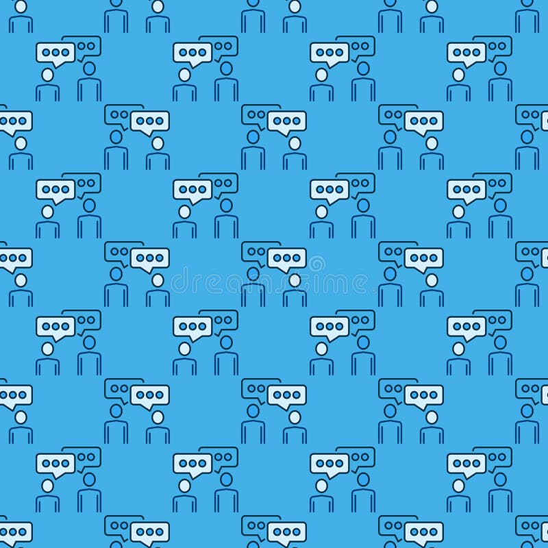 Speaking People Thin Line Icon, Chat and Talking, Conversation Sign ...