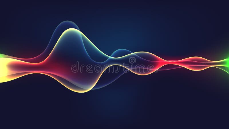 Speaking Sound Wave Illustration Stock Vector - Illustration of ...