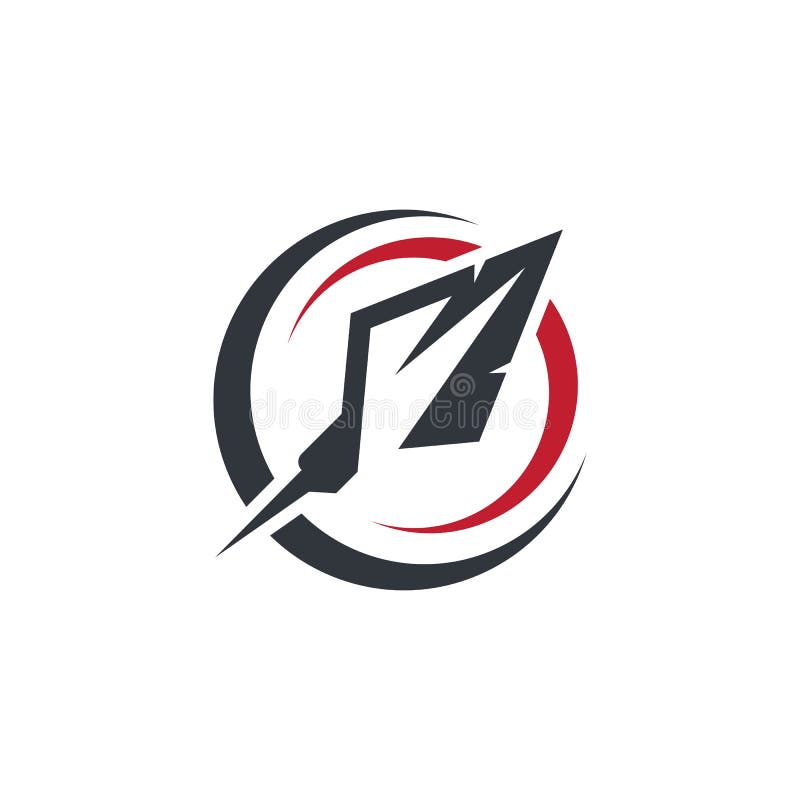 Spear logo icon stock vector. Illustration of metal - 180342244