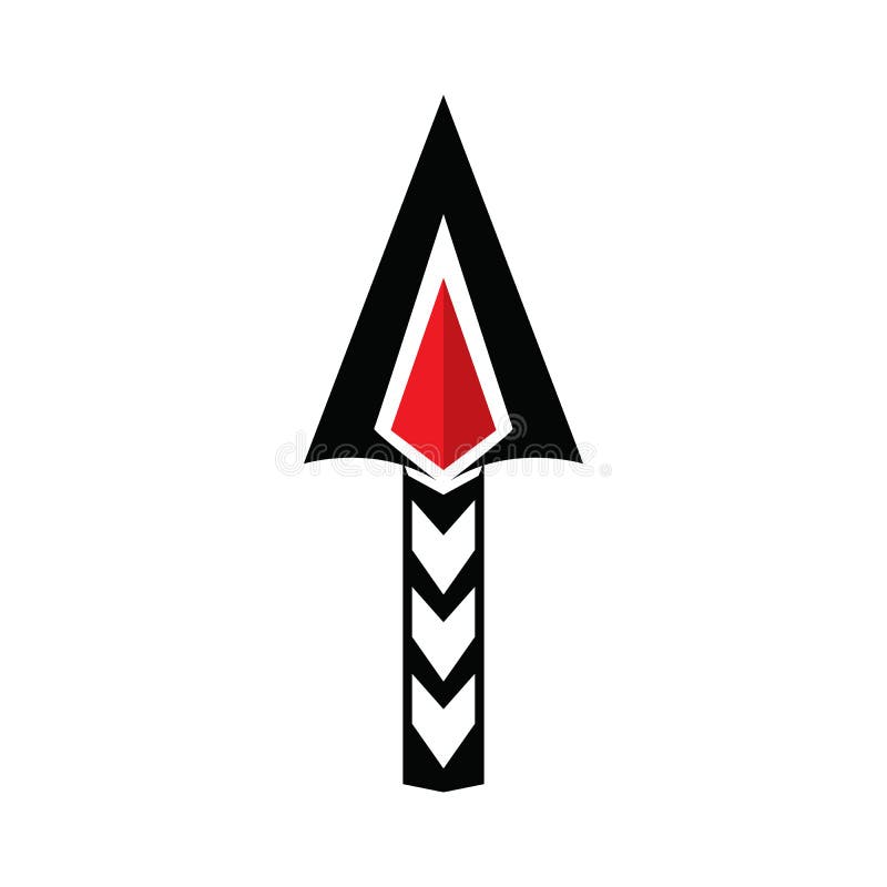 Abstract Black White Spear Shape Stock Illustrations – 134 Abstract ...
