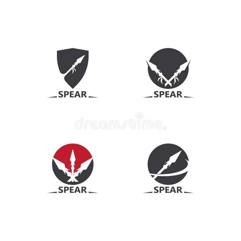Spear Logo and Symbol Vector Design Illustration Stock Illustration ...