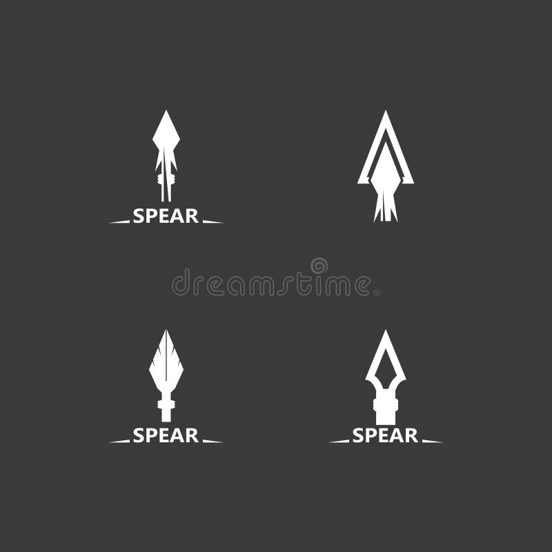 Spear Logo and Symbol Vector Design Illustration Stock Illustration ...