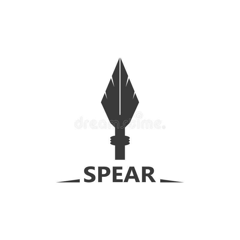 Spear Logo and Symbol Vector Design Illustration Stock Illustration ...