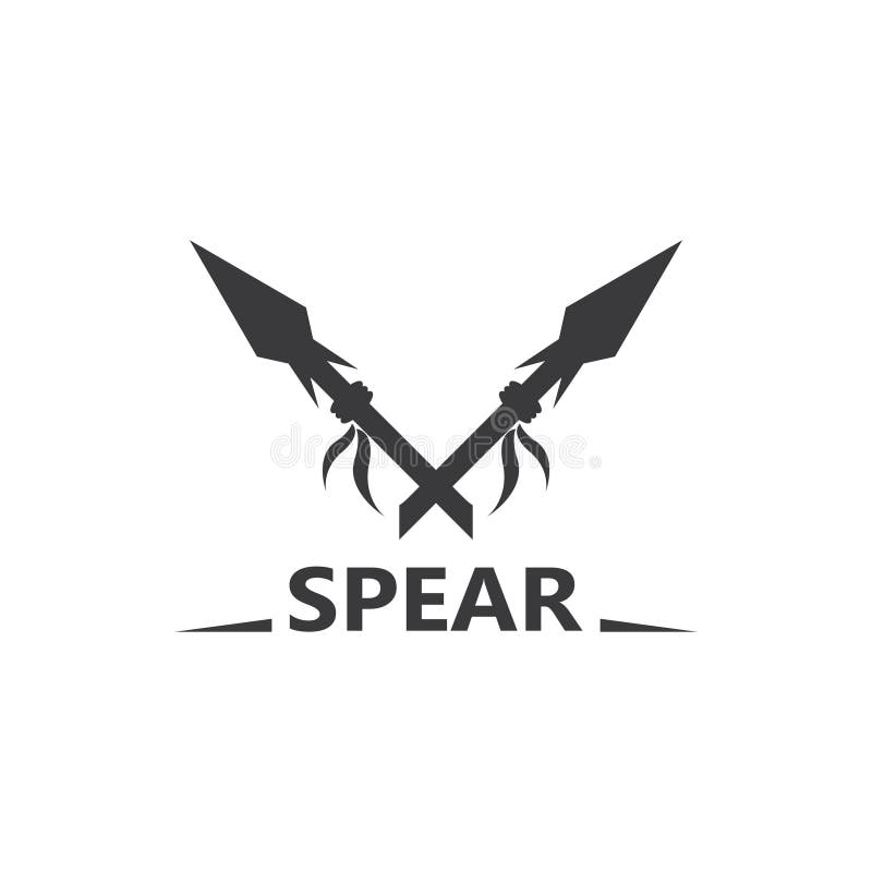 Spear Logo and Symbol Vector Design Illustration Stock Illustration ...