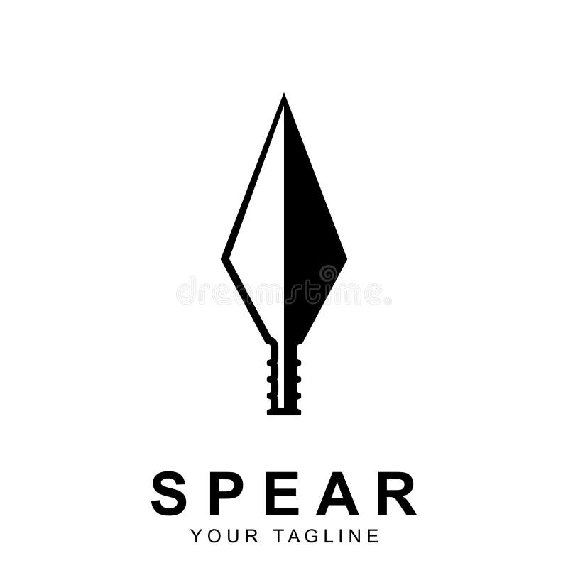 Spear logo vector stock vector. Illustration of trojan - 277469732