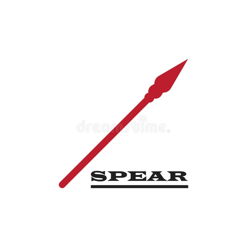 Spear logo vector stock vector. Illustration of antique - 234260270