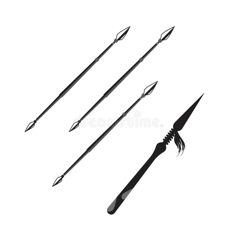 Spear Vector Illustration Icon Template Stock Vector - Illustration of ...