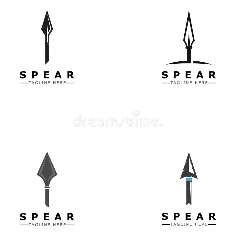 Spear Vector Illustration Icon Template Design. Stock Vector ...