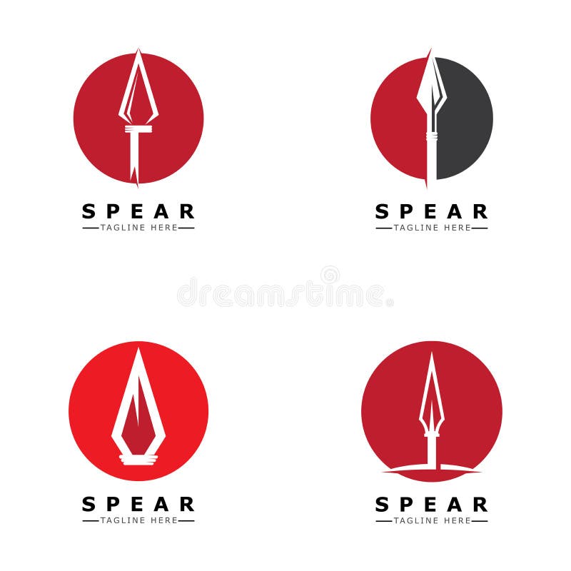 Spear Vector Illustration Icon Template Design. Stock Vector ...