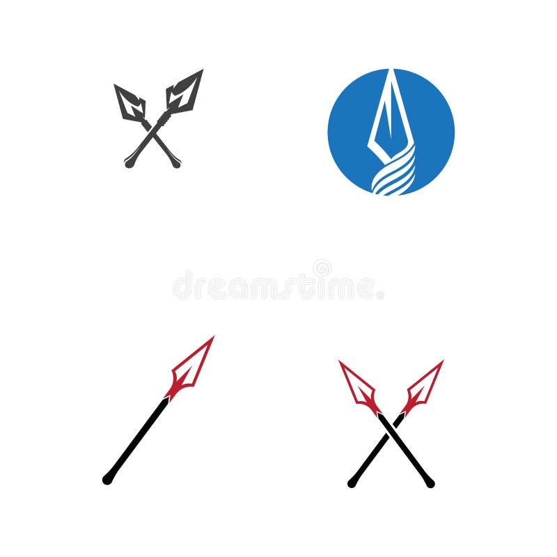 Spear Vector Illustration Icon Template Stock Illustration ...