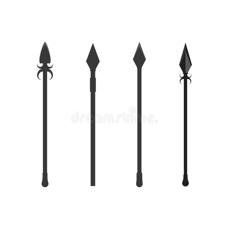 Spear Vector Illustration Icon Template Stock Vector - Illustration of ...