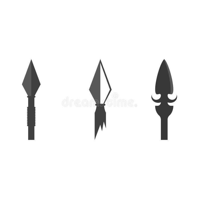 Spear Vector Illustration Icon Template Stock Vector - Illustration of ...