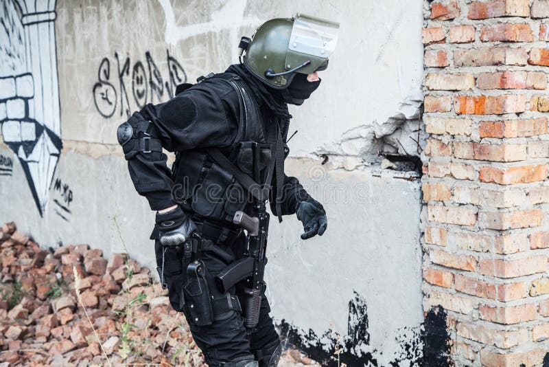 Spec ops stock photo. Image of commando, squad, firearms - 43463496