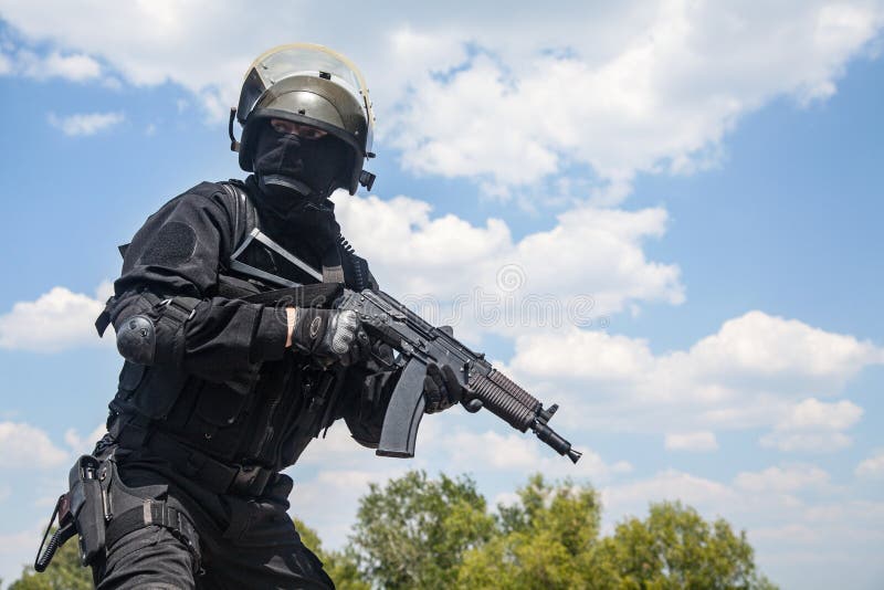 Spec ops stock image. Image of aiming, rifle, tactical - 43463429