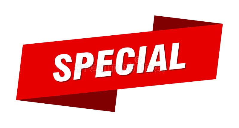 Special Banner Template. Special Ribbon Label Stock Vector ...