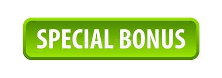 Special bonus button stock vector. Illustration of coupon - 179068715