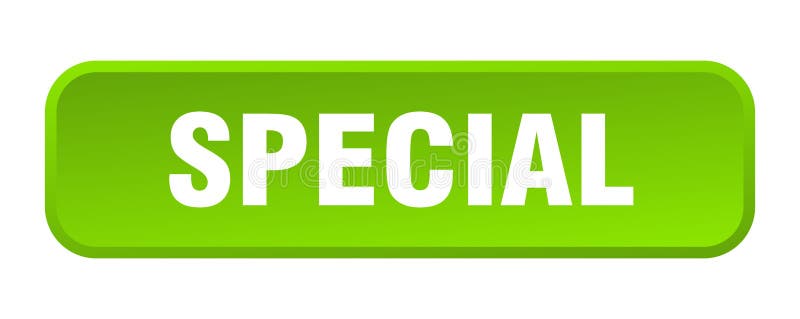 Special Button. Special Square 3d Push Button Stock Vector ...