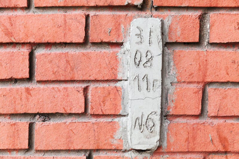 Special Concrete Block Date Observing Cracks Stock Photos - Free ...