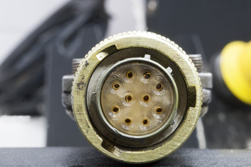 Special Connectors CAN Type Stock Image - Image of electronic ...