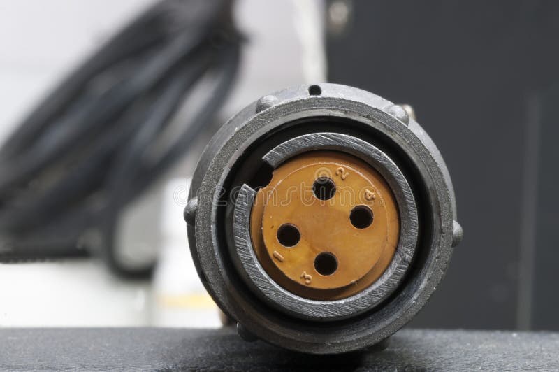 Special Connectors CAN Type Stock Image - Image of technology, cable ...