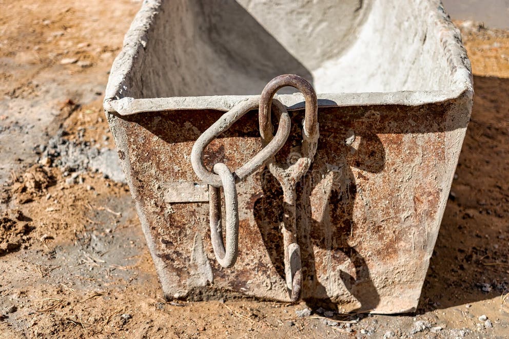 A Special Container in the Form of a Trough for Supplying Mortar or ...