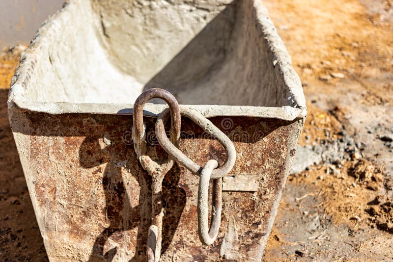 A Special Container in the Form of a Trough for Supplying Mortar or ...