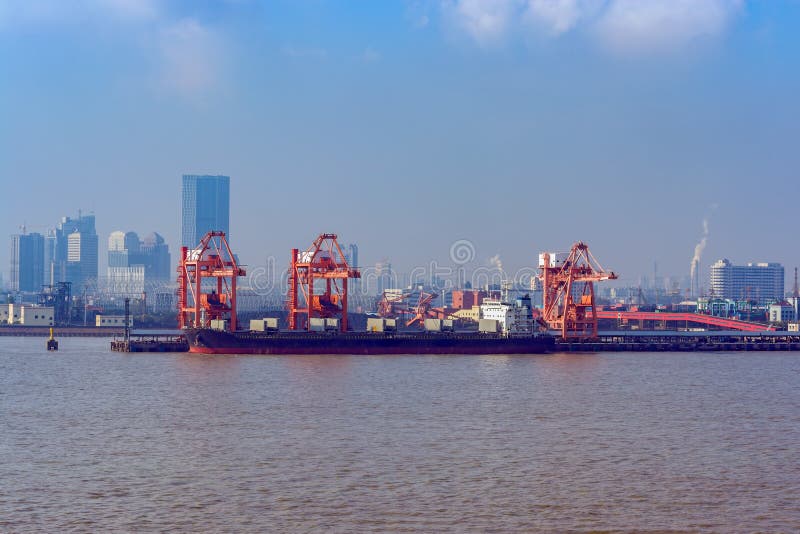 Special Continuous Ship Coal Unloader Stock Image - Image of ...