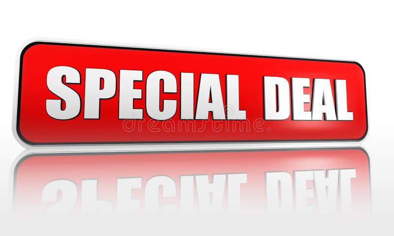 Special deal banner stock illustration. Illustration of button - 27386751