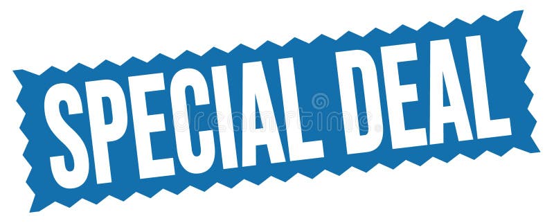 SPECIAL DEAL Text Written on Blue Stamp Sign Stock Illustration ...