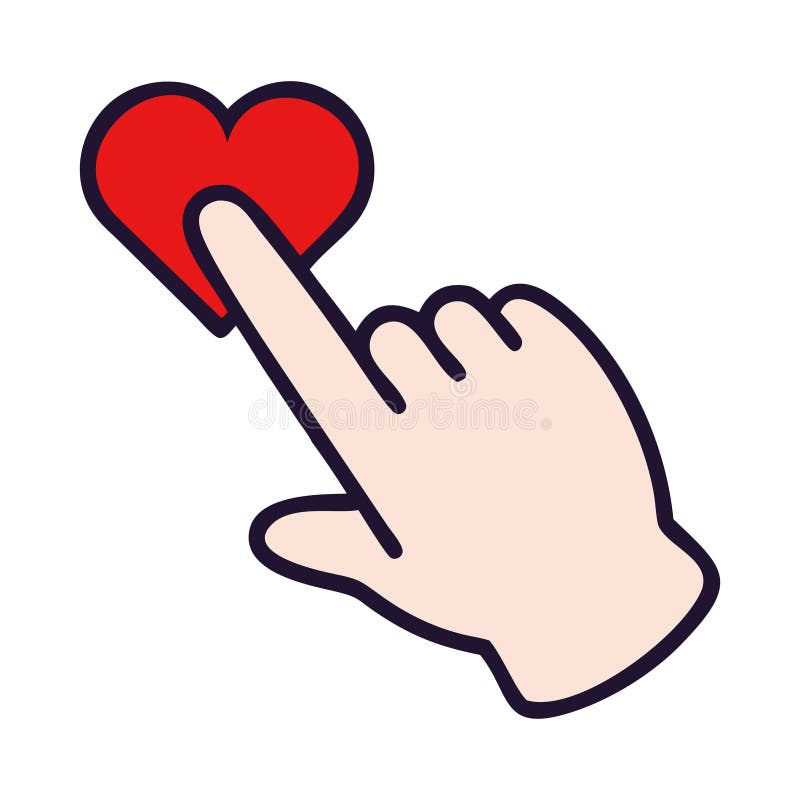 Special Delivery Heart Click Stock Vector - Illustration of love ...