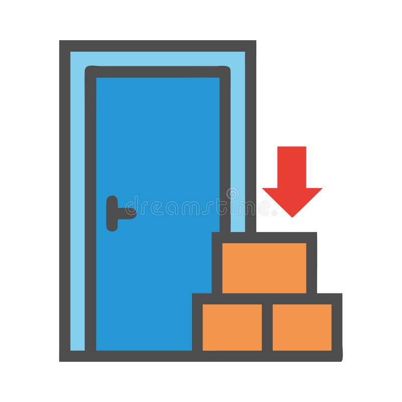 Special Delivery Package Arrival Stock Vector - Illustration of parcel ...