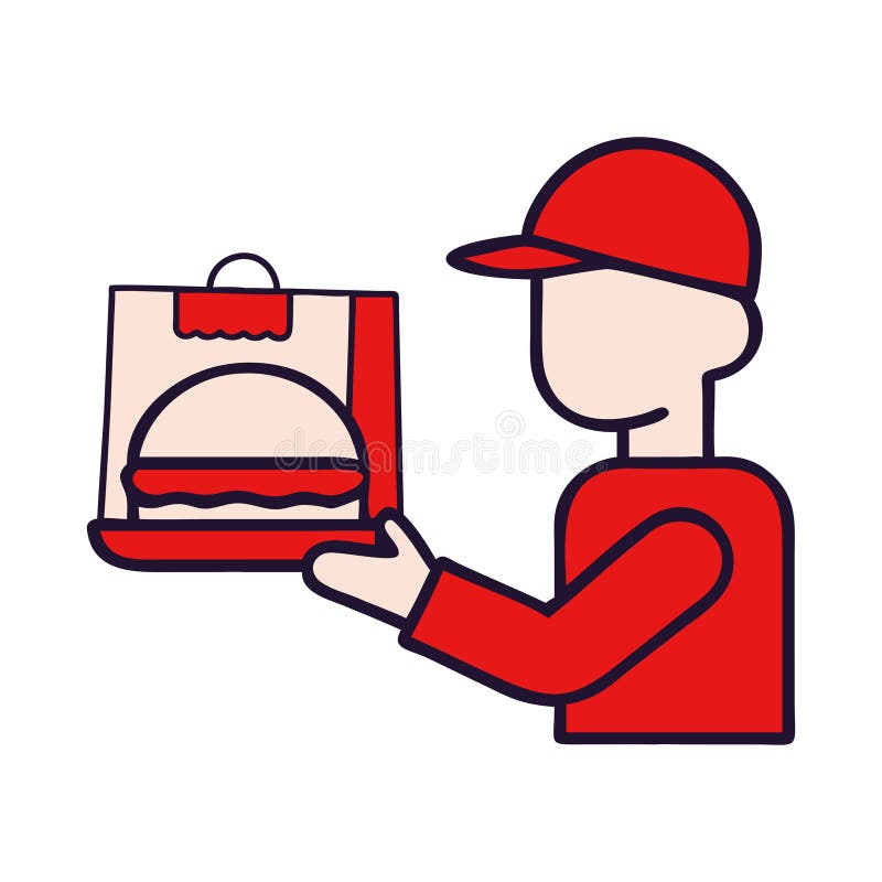 Special Delivery Person stock vector. Illustration of vector - 365606243