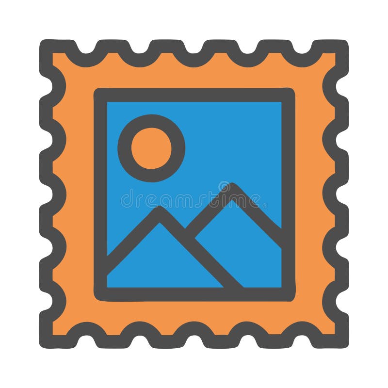 Special Delivery Postal Stamp Stock Vector - Illustration of package ...