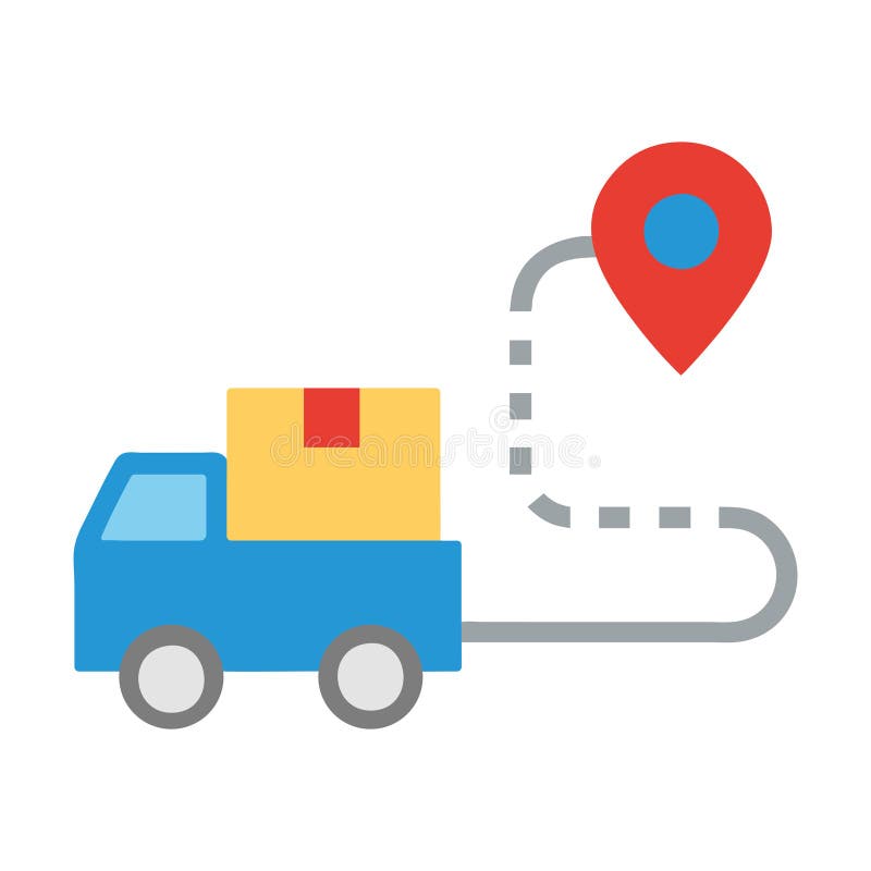 Special Delivery Route Tracking Stock Vector - Illustration of delivery ...