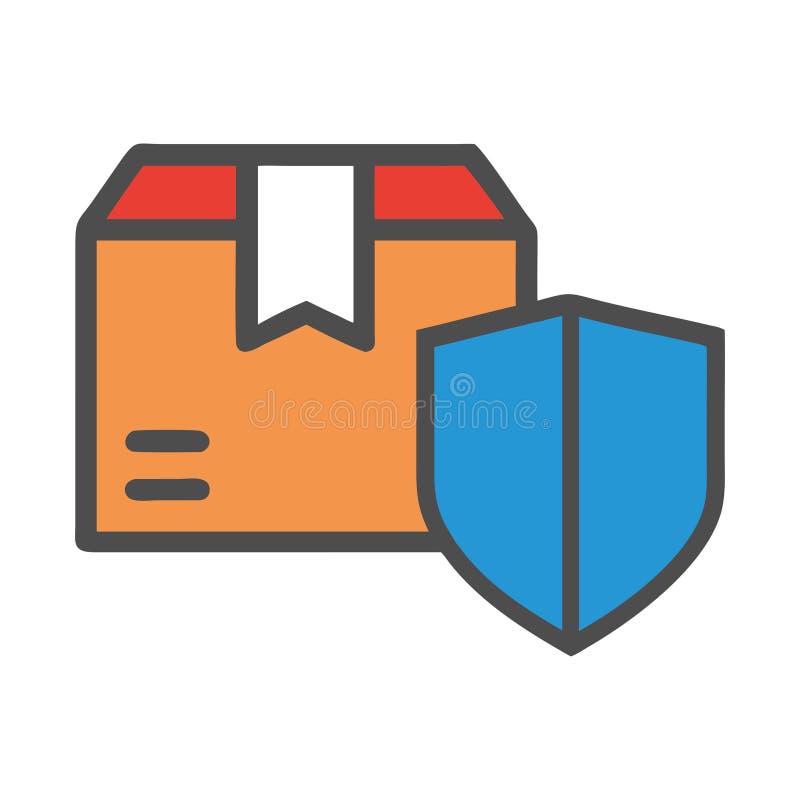 Special Delivery Safe Package Stock Vector - Illustration of courier ...