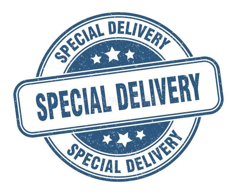 Special Delivery Stamp. Special Delivery Round Grunge Sign Stock Vector ...